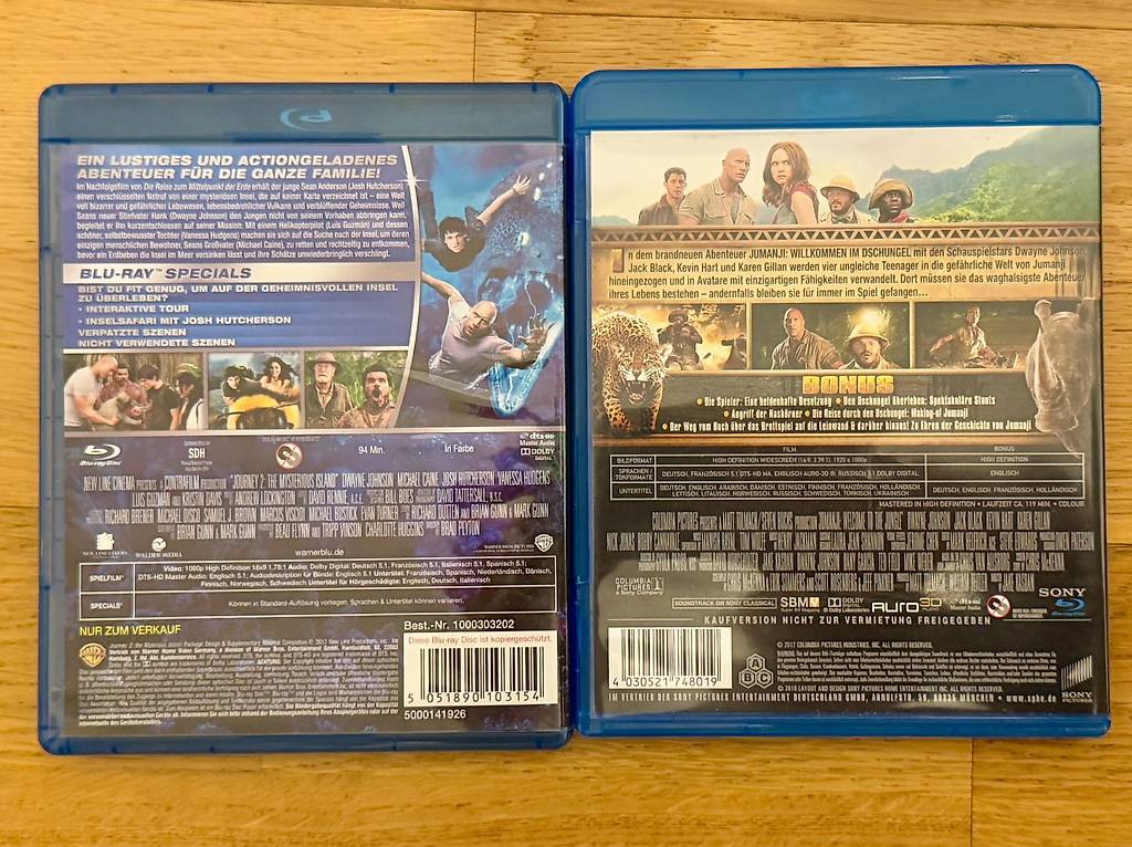 Blu-Ray Jumanji - Reise Zur Geheimnisvollen Insel Canton Zurich - anibis.ch