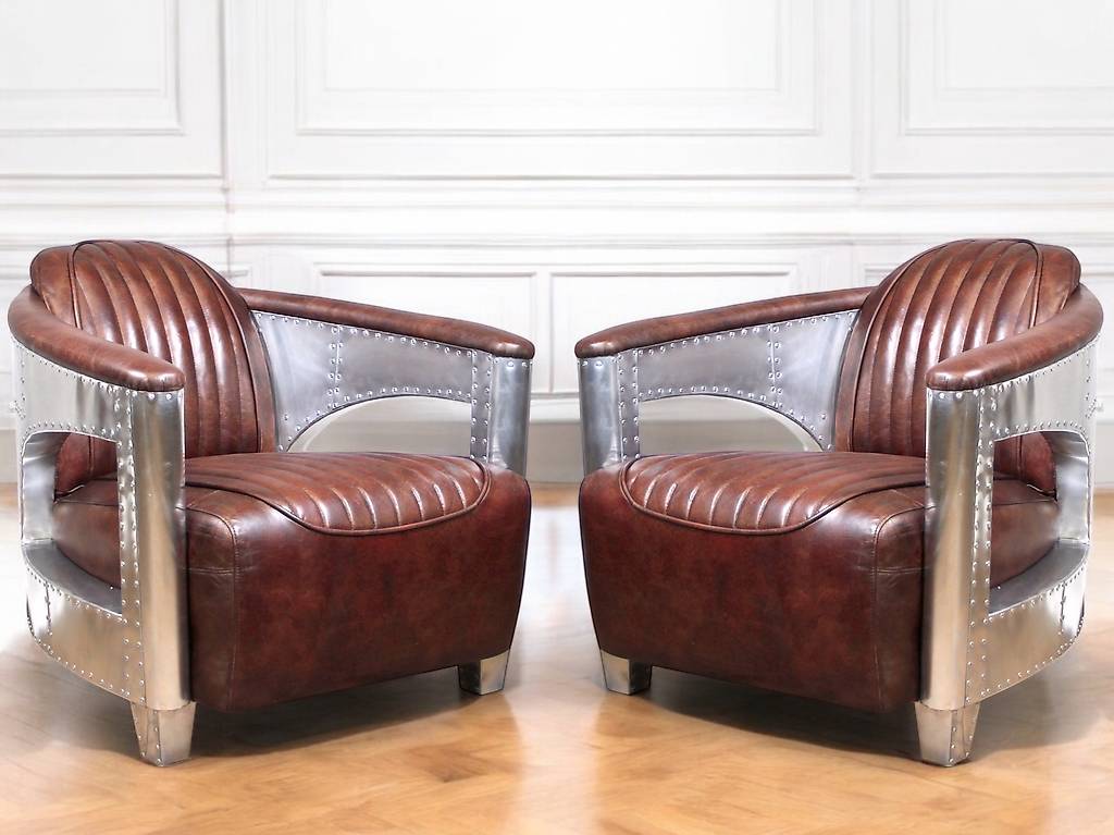 Fauteuil Aviateur Cuir