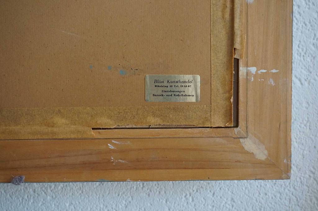 Bild von Hans Erni 1956 - 2 Pferde im Kanton Aargau - anibis.ch