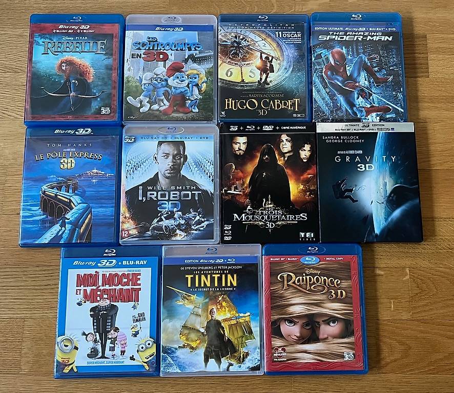 A vendre disques Blue Ray et Blue Ray 3D Canton Vaud - anibis.ch