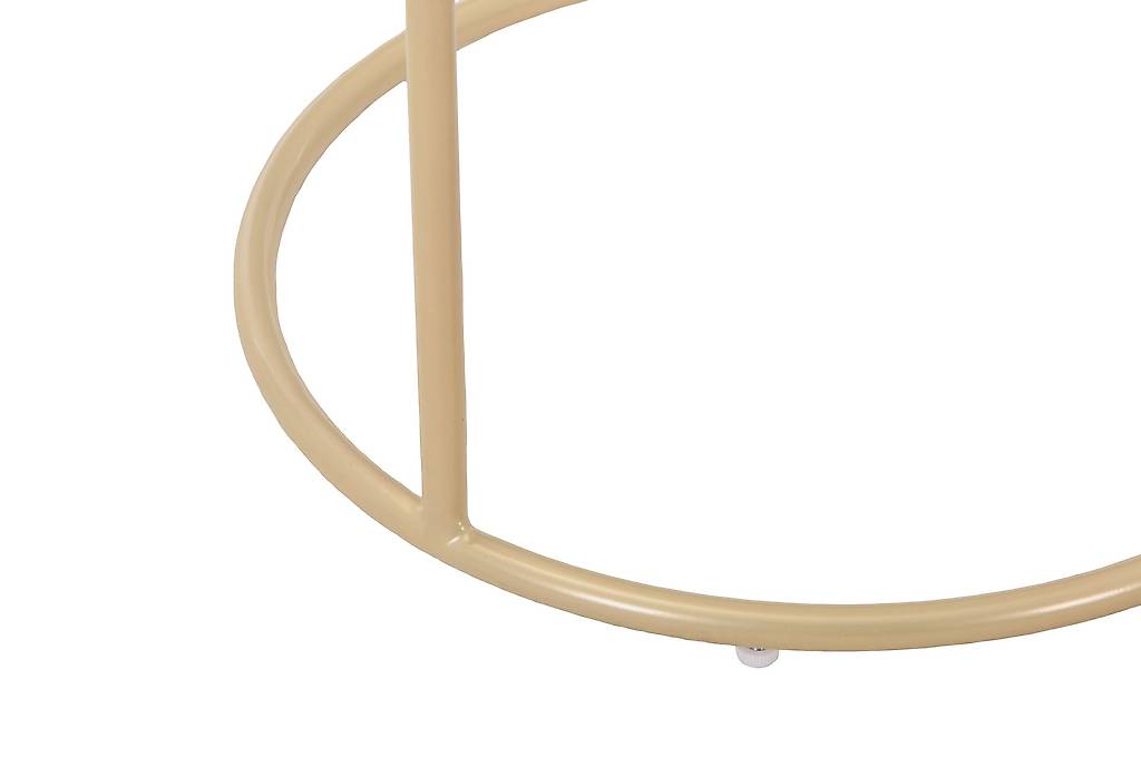 Table d'appoint ELMA blanc/or (Livraison Gratuit) Cantone Vaud - anibis.ch