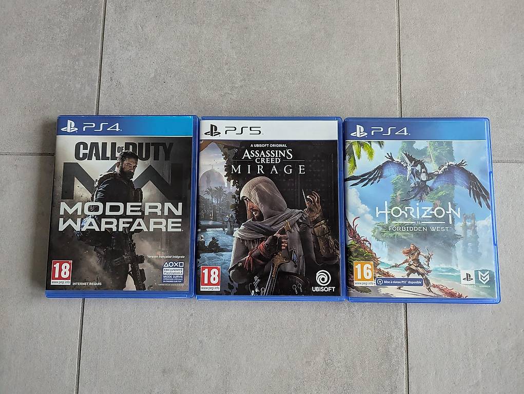 Jeux PS4 / PS5 - Call of duty - Assassin's creed - Horizon Canton Vaud ...