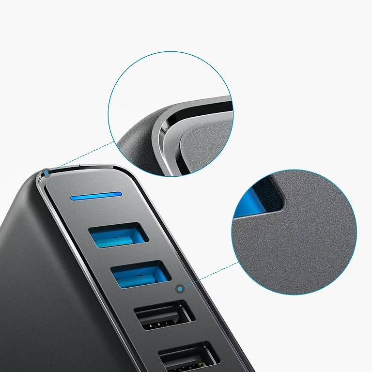 Hub de recharge USB - Anker PowerPort Speed 5 im Kanton Waadt - anibis.ch