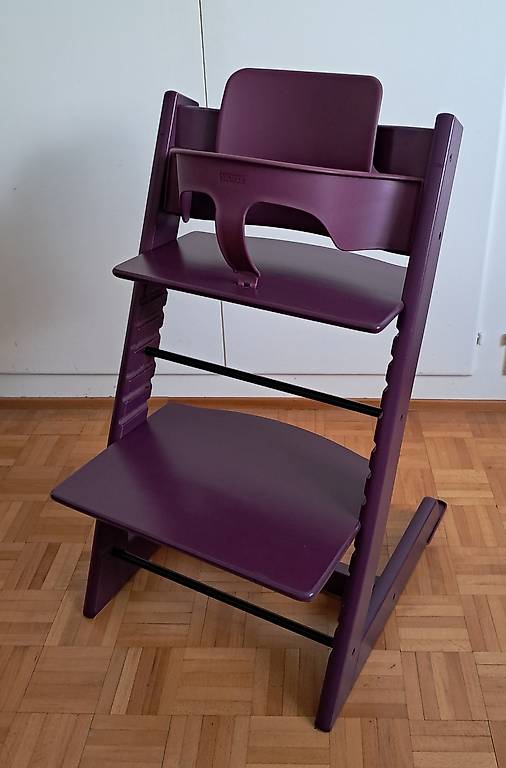 Chaise Stokke tripp trapp violette avec baby set Canton Vaud - anibis.ch