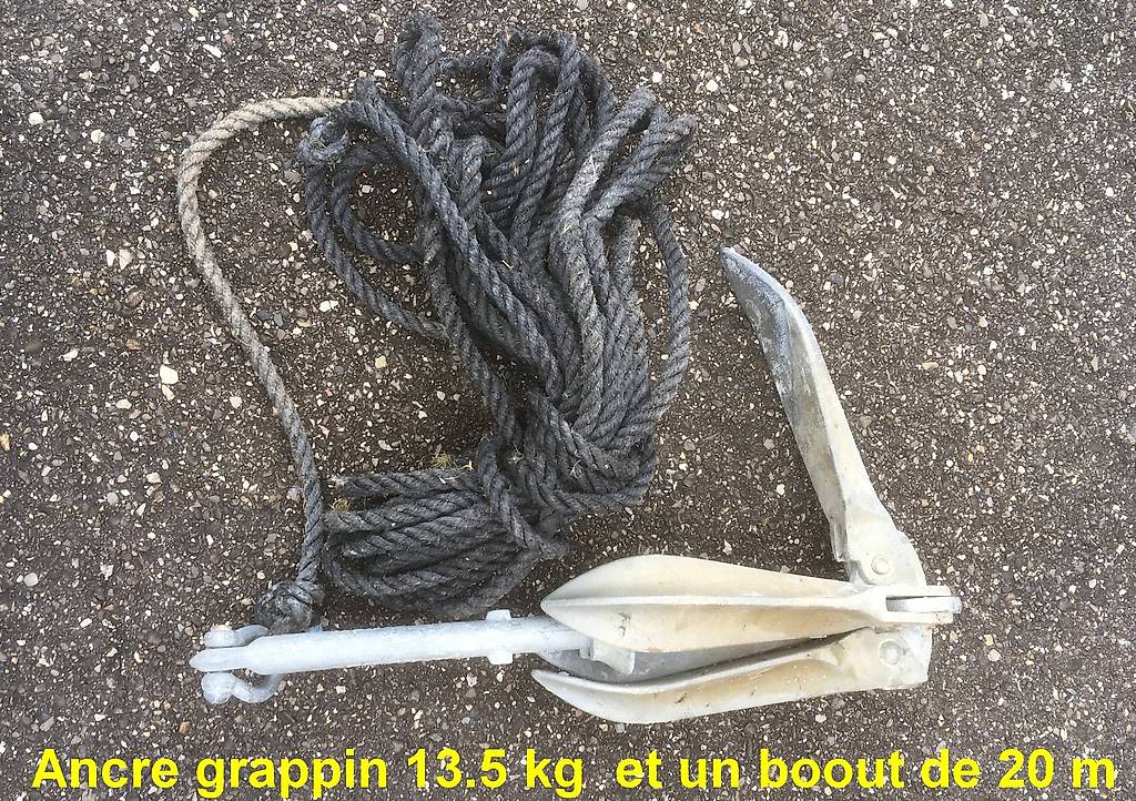 Ancres grappin 13,5 kg avec son bout de 20 m Canton Vaud - anibis.ch