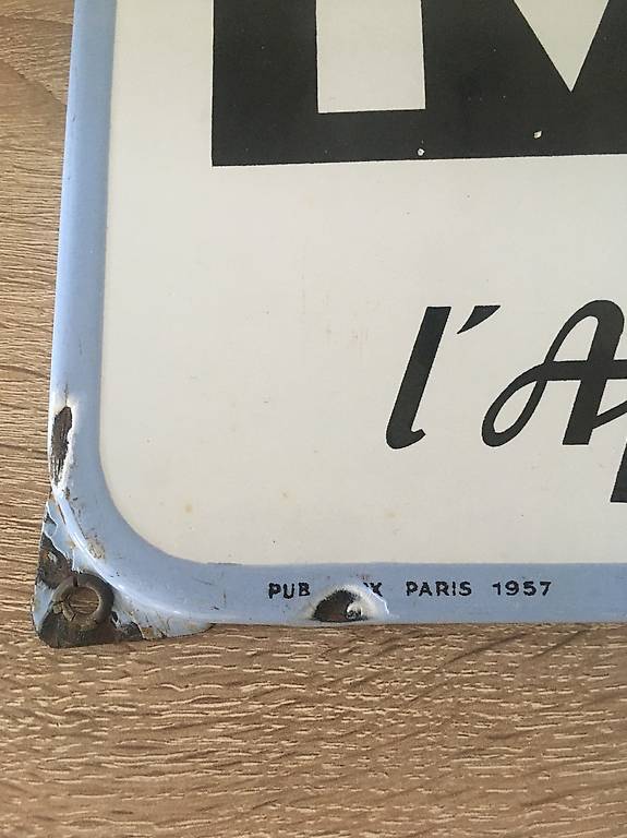 Emailschild / plaque émaillée MARTINI Canton Vaud - anibis.ch