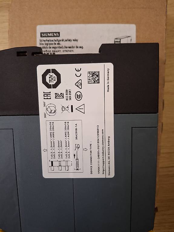 Siemens sicherheitsschaltgerät 3SK1111-2AB30 Canton Berne - anibis.ch