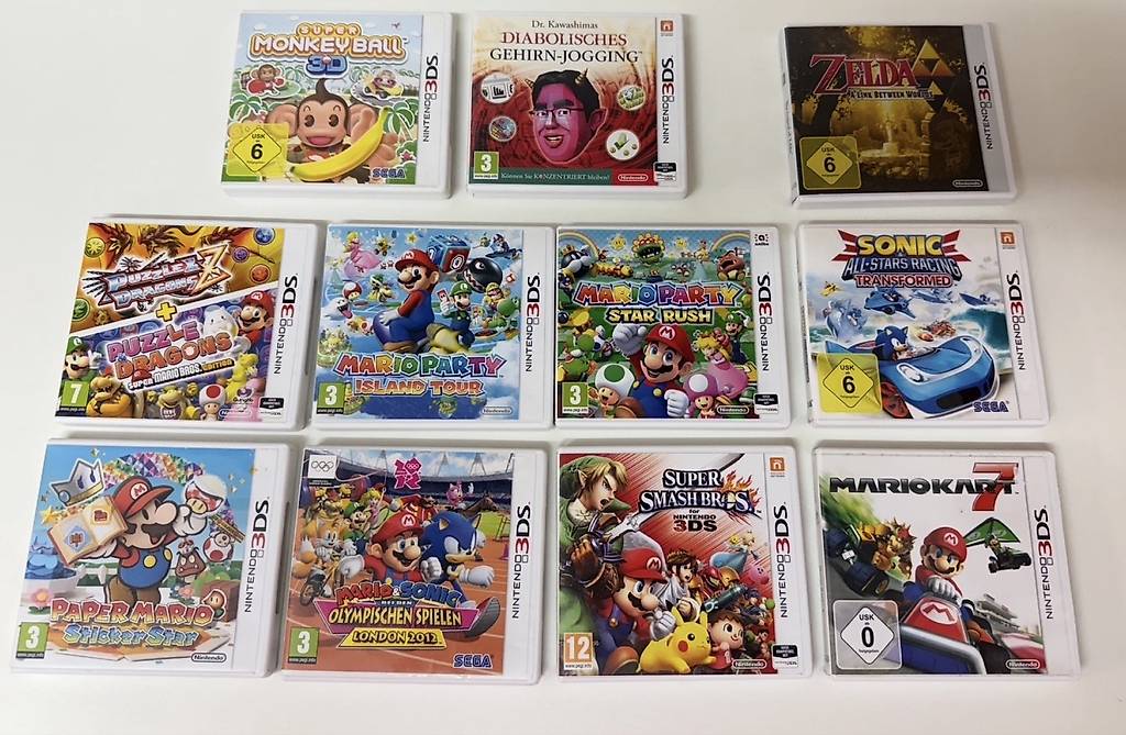 Nintendo 3DS Spiele Mario etc Stk Canton Soleure - anibis.ch