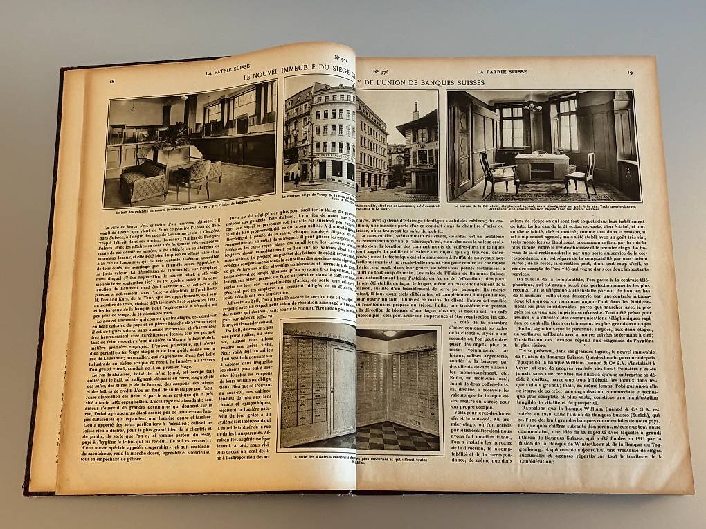 LA PATRIE SUISSE - JOURNAL ILLUSTRÉ - 1929 - 36ème année Canton Vaud ...