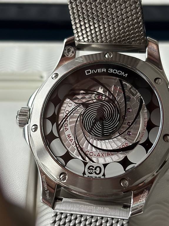 OMEGA Seamaster 300M Diver James Bond 60th Anniversary Canton Basel ...