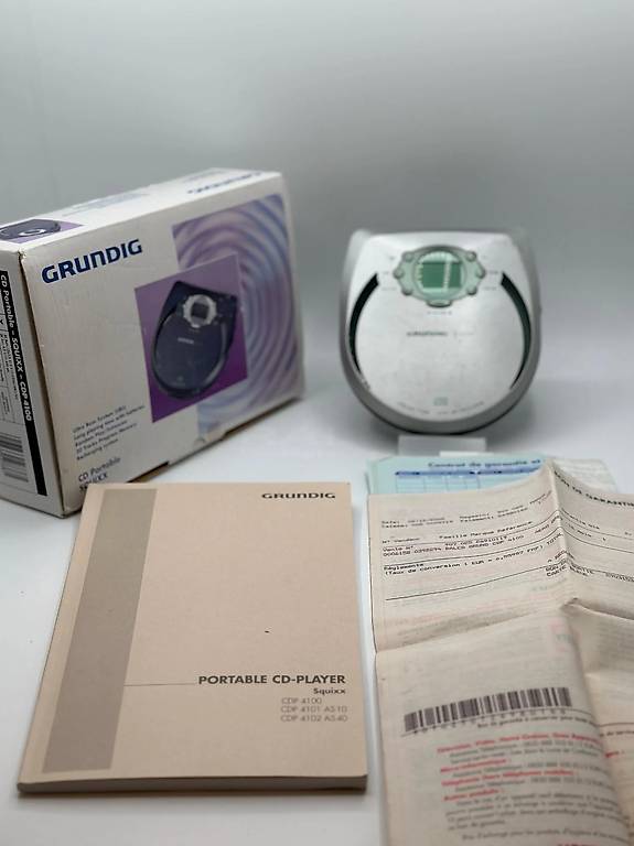 Grundig Discman Lecteur Baladeur CD Portable Player Walkman Canton ...
