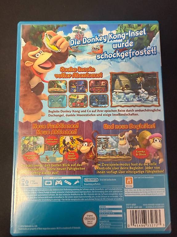 Donkey Kong Country Tropical Freeze - Nintendo Wii U Canton Valais ...