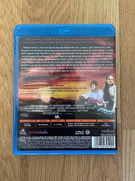 Blu-Ray: Denen Man Nicht Vergibt - The Unforgiven Canton Zurich - anibis.ch