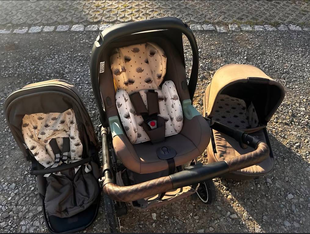 Poussette trio ABC design salsa 4 air + base isofix Canton Valais ...