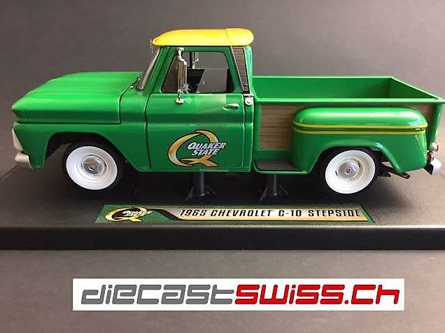 1965 Chevrolet C-10 Stepside Truck Quaker State 1/18 Canton Zurich ...