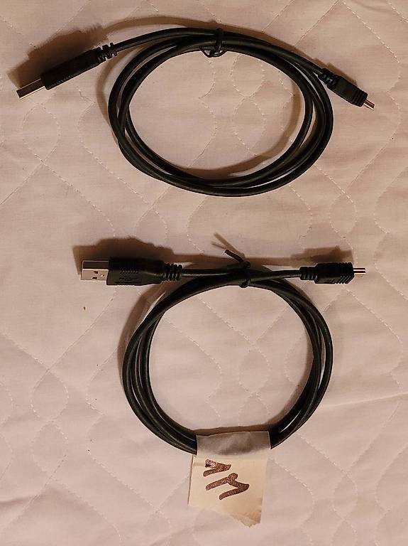 Kabel cable mini USB 2.0 mâle Mini-B Blanc Longueur Lange 1M Canton ...