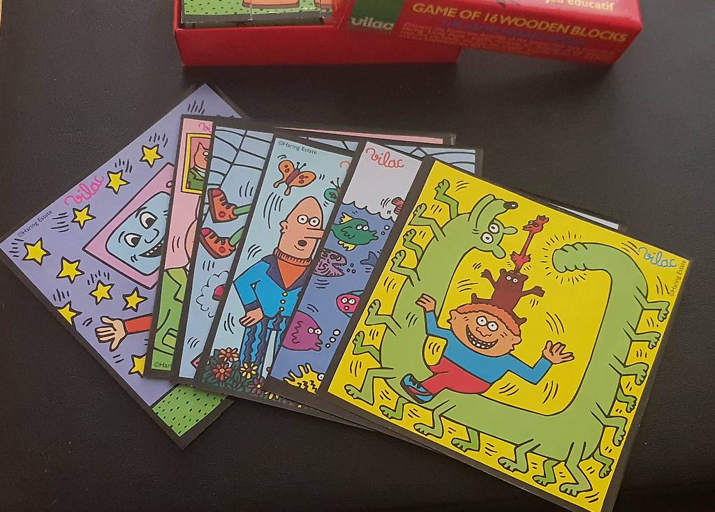 Keith Haring 16 cubes Très rare - art graphique - puzzle Canton Genève ...