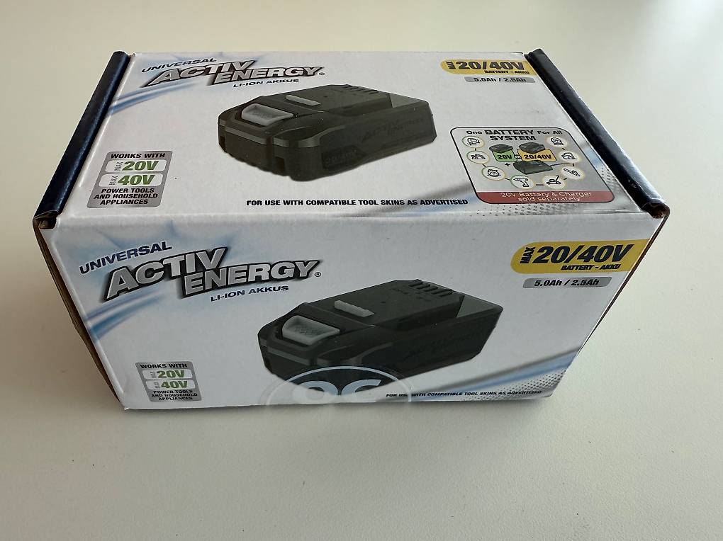 Activ Energy batterie 20/40V, 5Ah/2.5Ah im Kanton Wallis - anibis.ch