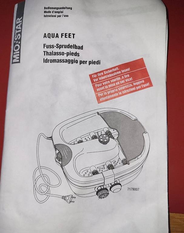 Thalasso massage pieds Miostar aqua feet Canton Fribourg - anibis.ch