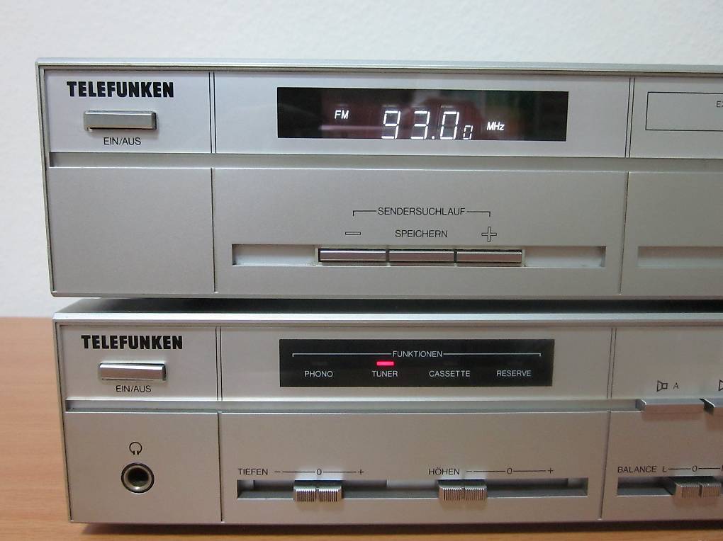 Telefunken - HA700 + HT700 (1984) Amplificateur+ Radio Canton Vaud ...