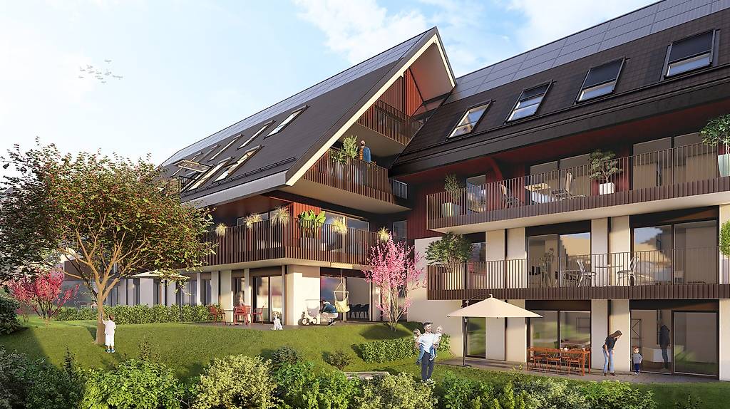 45% des lots vendus- 18 logements au coeur de ville en Canton Vaud ...