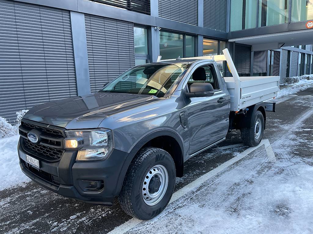 FORD Ranger XL 2.0 Eco Blue Chassis 4x4 mit Pritsche und AHK Canton ...