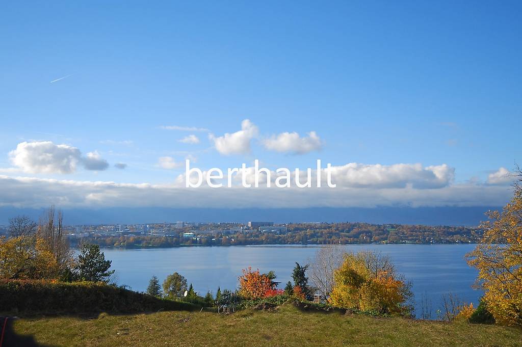 COLOGNY - Magnifique parcelle avec vue lac panoramique Canton Genève ...