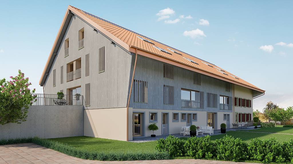 Appartements en PPE dans une ferme en cours de Canton Fribourg acheter ...