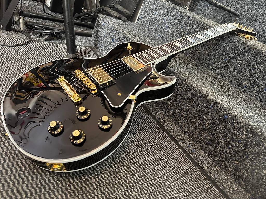 Guitare Gibson Les Paul Custom 70s Reissue Prestige Ebony Canton Vaud ...