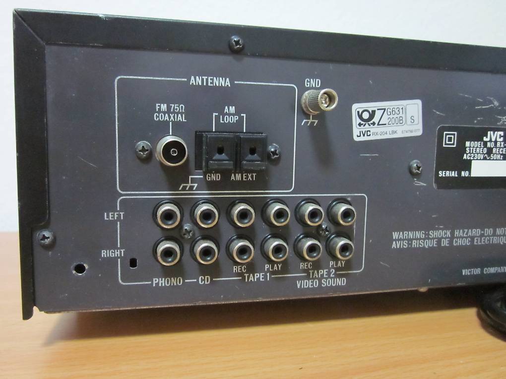 JVC - RX-204 (1990 classic) Amplificateur avec Radio Canton Vaud ...
