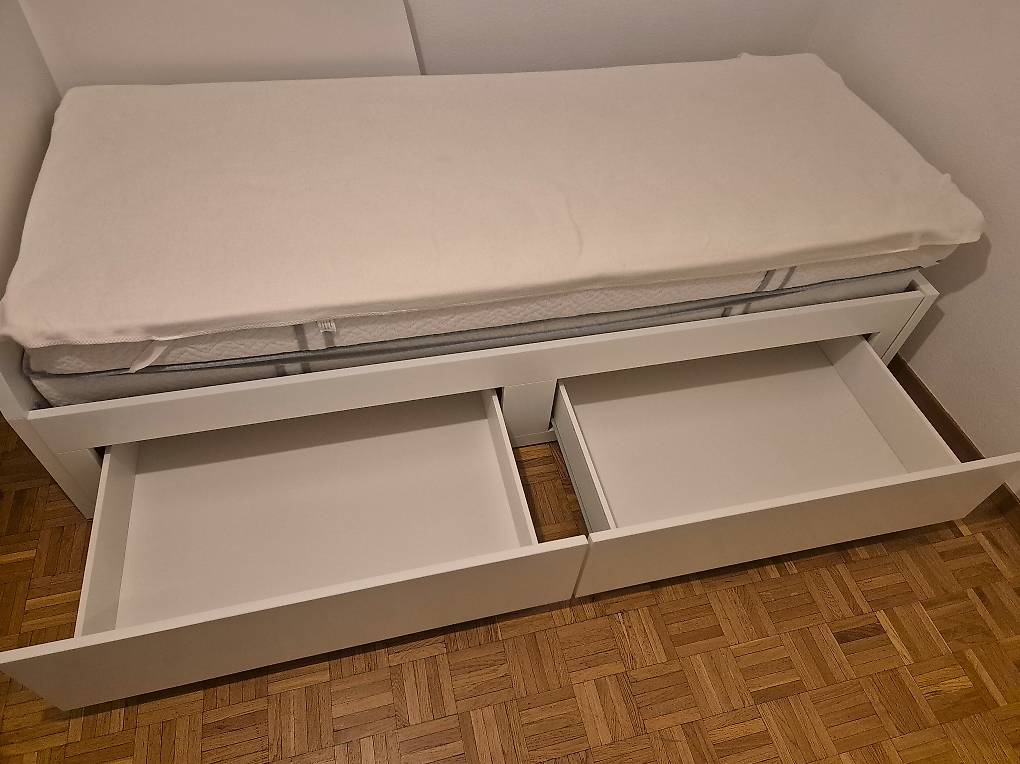 Lit banquette IKEA FLEKKE avec 2x matelas comme neuf Canton Genève ...