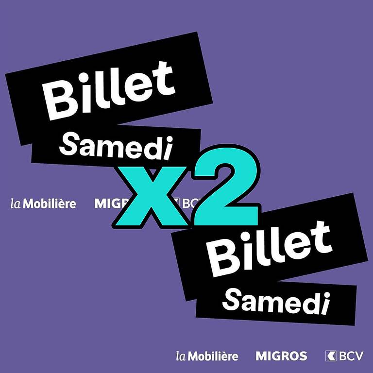 2 billets PALÉO pour le samedi 2026 Canton Vaud - anibis.ch