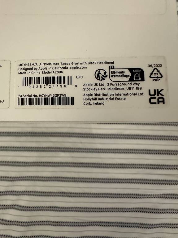 AIRPODS MAX SPACE GREY Canton Vaud - anibis.ch