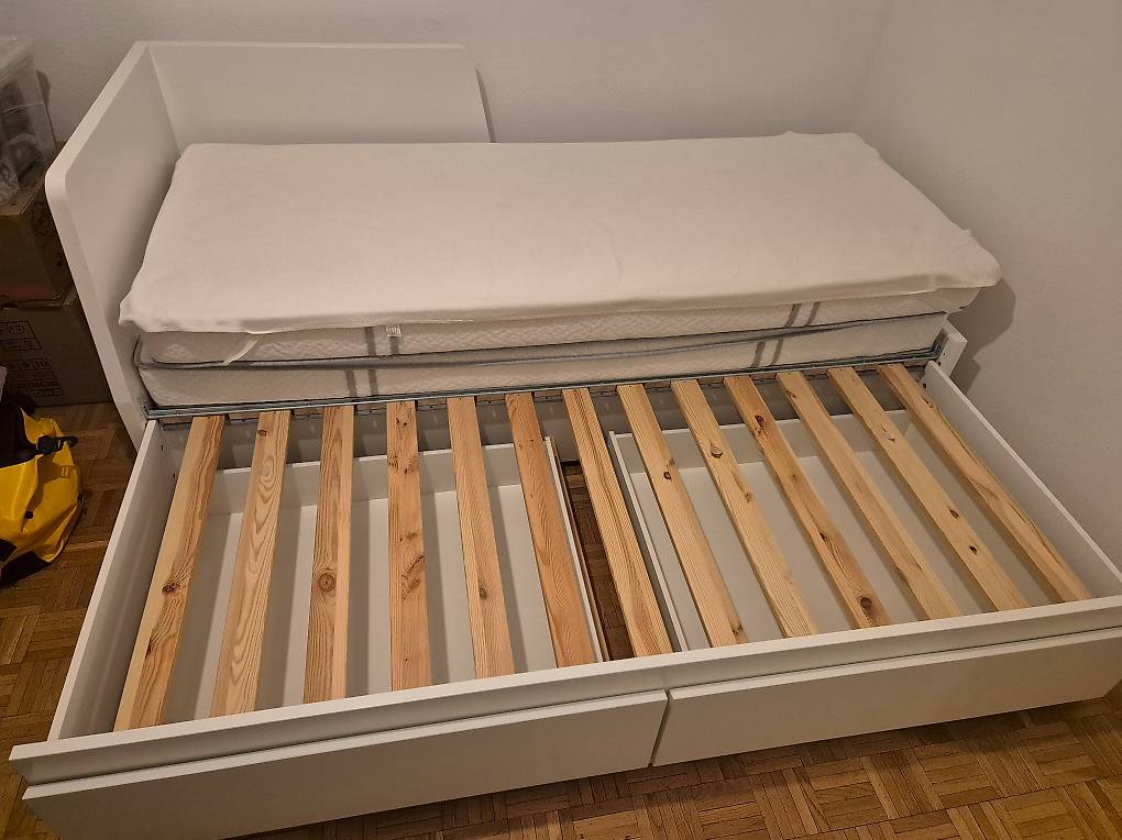 Lit banquette IKEA FLEKKE avec 2x matelas comme neuf Canton Genève ...