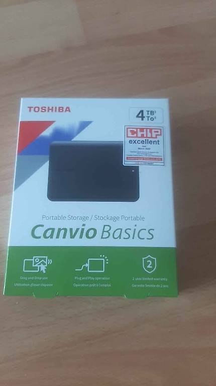 TOSHIBA HDD CANVIO BASICS 4TB USB 3.2 2.5 inch black Canton Neuchâtel ...