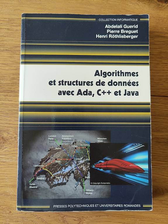 Livre " Algorithmes et structures de données" Canton Vaud - anibis.ch