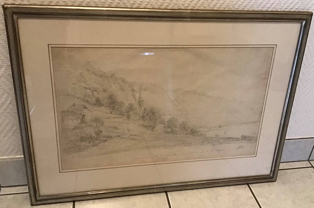 Joseph-Emmanuel Curty, Montreux quartier des Planches N. 61 Canton Vaud ...