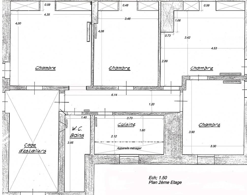 Appartement 4 pièces, rue d'Orbe 52, 1400 Yverdon-les-Bains Canton Vaud ...