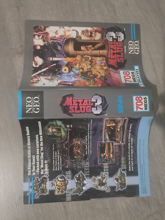 Metal slug 3 neo geo Canton Genève - anibis.ch
