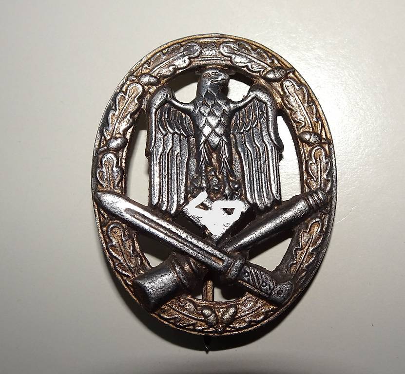 Allgemeines Sturmabzeichen der Wehrmacht WW2 Canton Grisons - anibis.ch