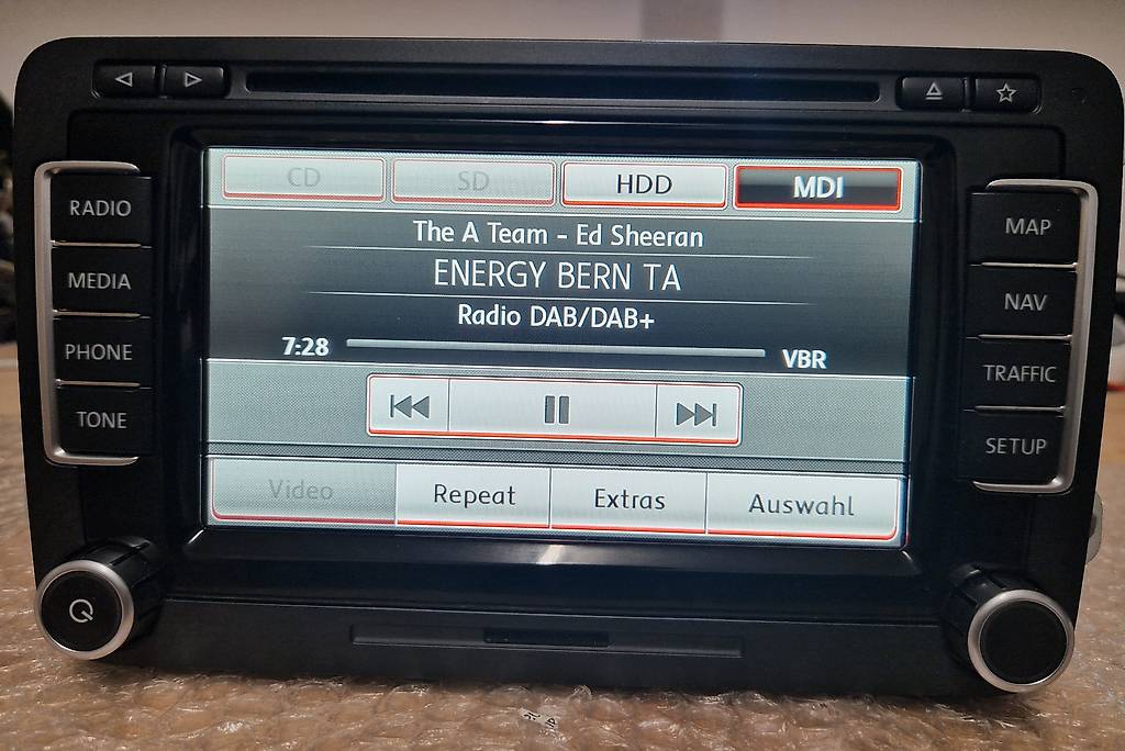 RNS Original VW Nachrüstsatz DAB+ für RNS510/315/310 Canton Berne ...