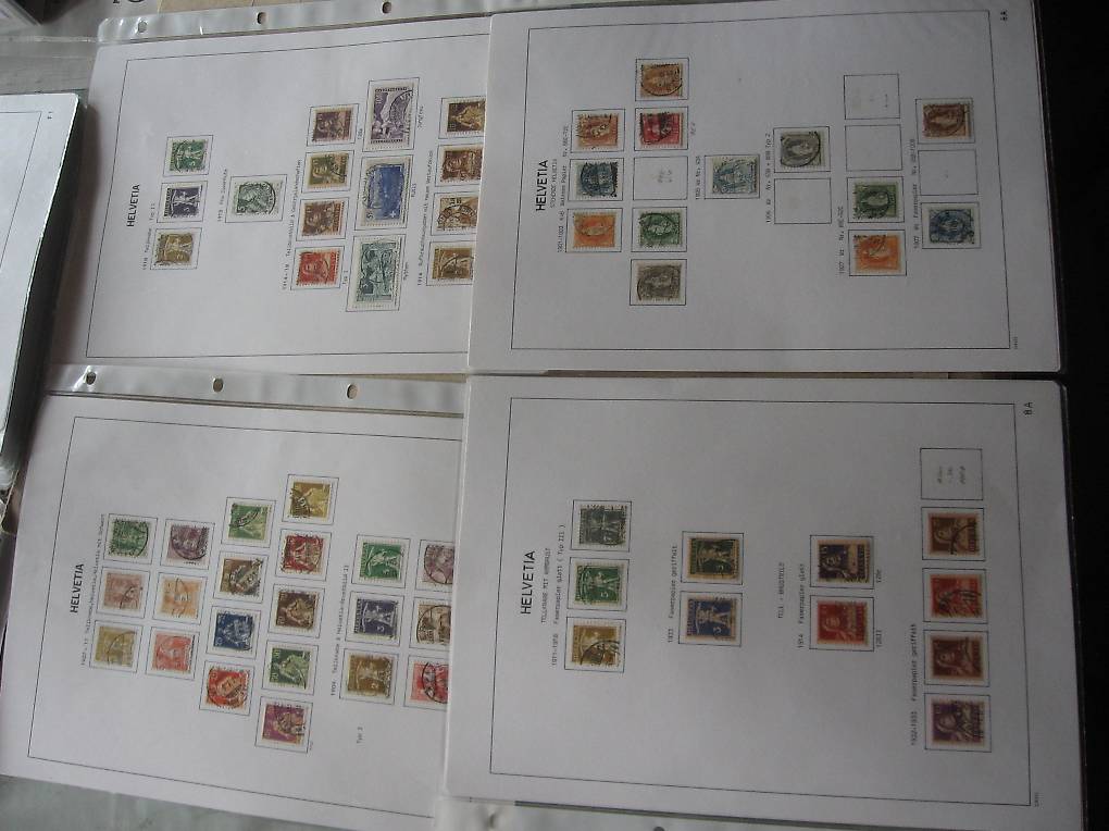 Briefmarkensammlung ab Strubelis auf 150 Seiten im Kanton Zürich ...