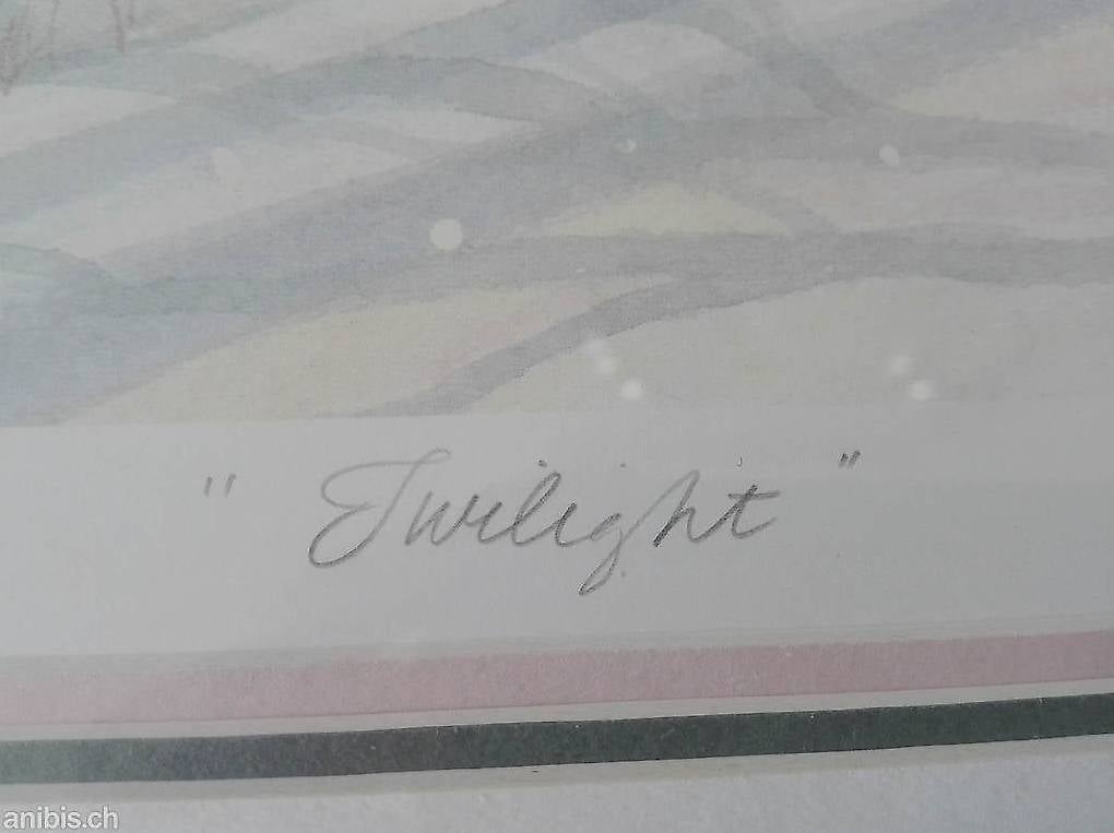 "Twilight" Gemälde von Wendy Fleury, handsigniert im Kanton Zürich ...