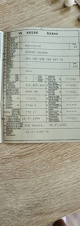 A vendre moto suzuki maraudeurp. Juillet 2025 im Kanton Wallis - anibis.ch
