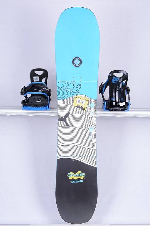 120 cm Snowboard enfant Kinder SALOMON EL CAPITAN SPONGE BOB Canton ...