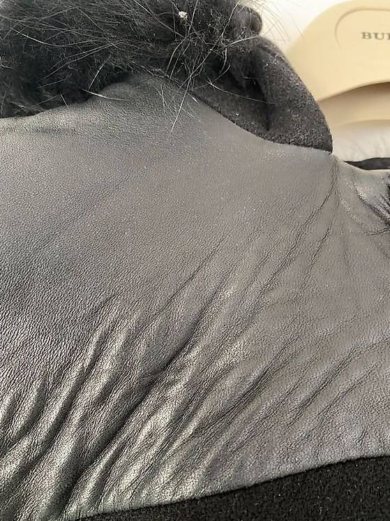 Manteau noir fourrure Claudie Pierlot Canton Genève - anibis.ch