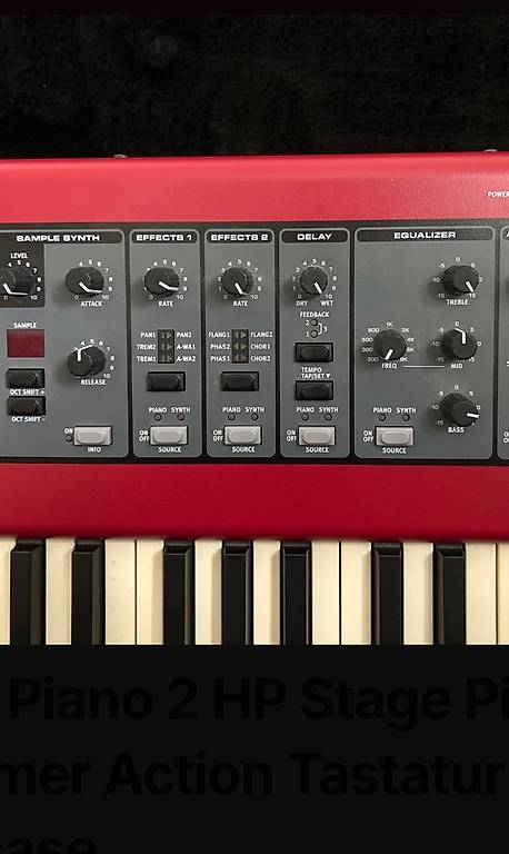 Nord Piano 2 HP Stage Piano mit Hammer Action Tastatur & Sof Canton ...