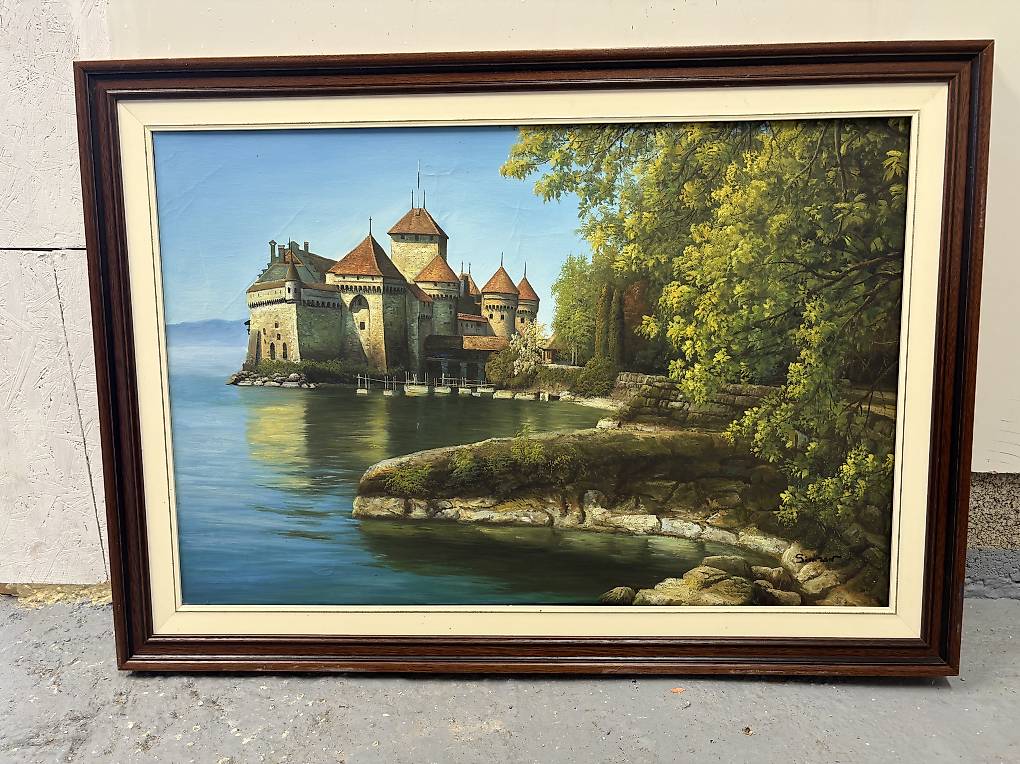 Tableau château de chillion Canton Fribourg - anibis.ch