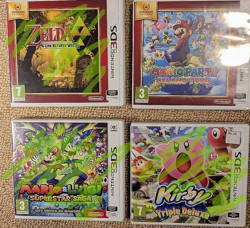 16 jeux Nintendo 3DS - Lego, Mario, Sonic, Pets, ... 15CHF Canton Vaud ...
