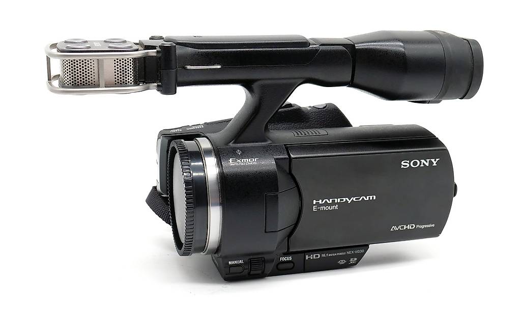 Sony NEX-VG30E FULL HD Camcorder, 16.1 MP, HD CMOS Dolby 5.1 Canton ...
